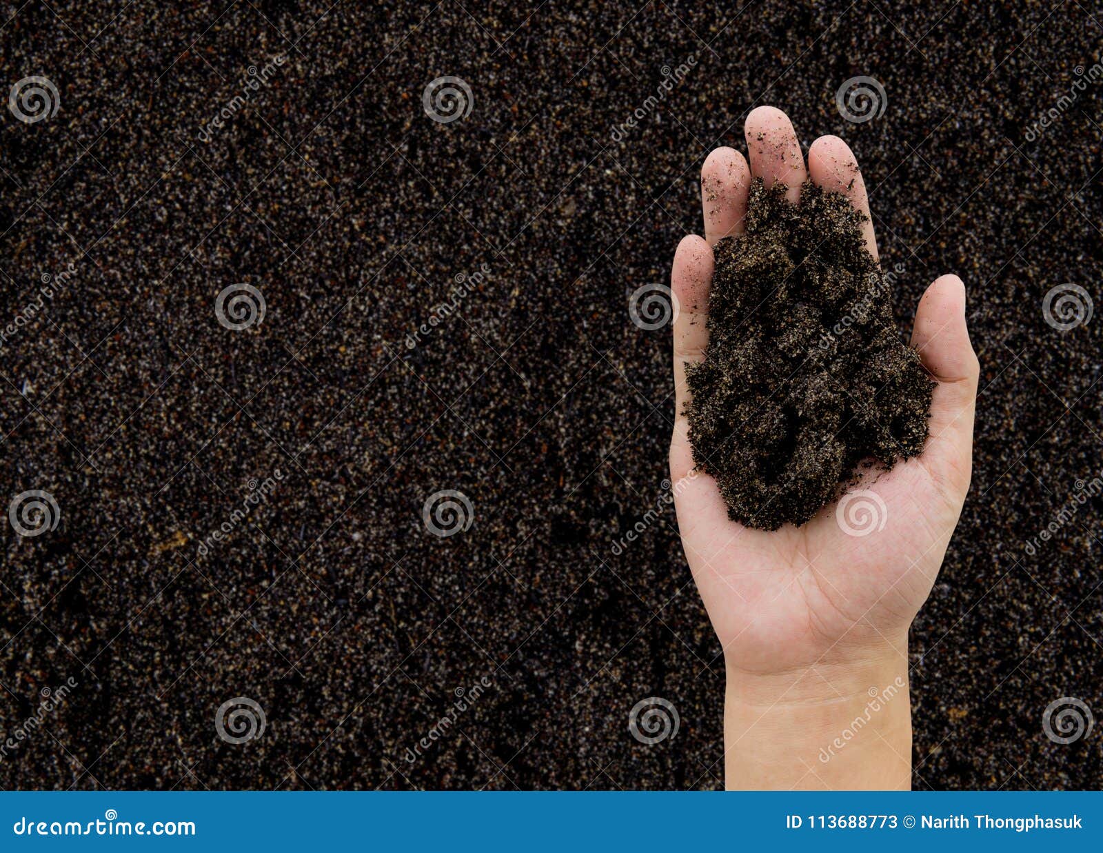 Red Soil Hand Shape On Sand Like Aboriginal Art Style Royalty-Free ...