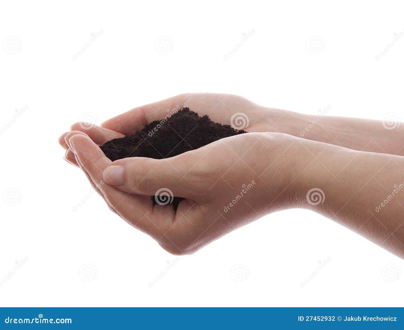 Soil in hands stock photo. Image of farm, clod, ecology - 27452932