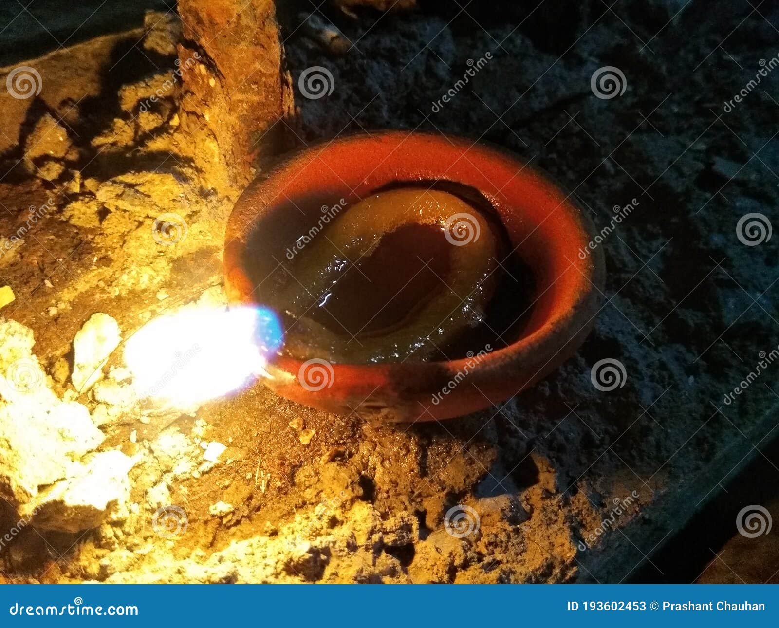 Soil Lamp Lighting at the Night Image , Stock Image - Image of culture ...