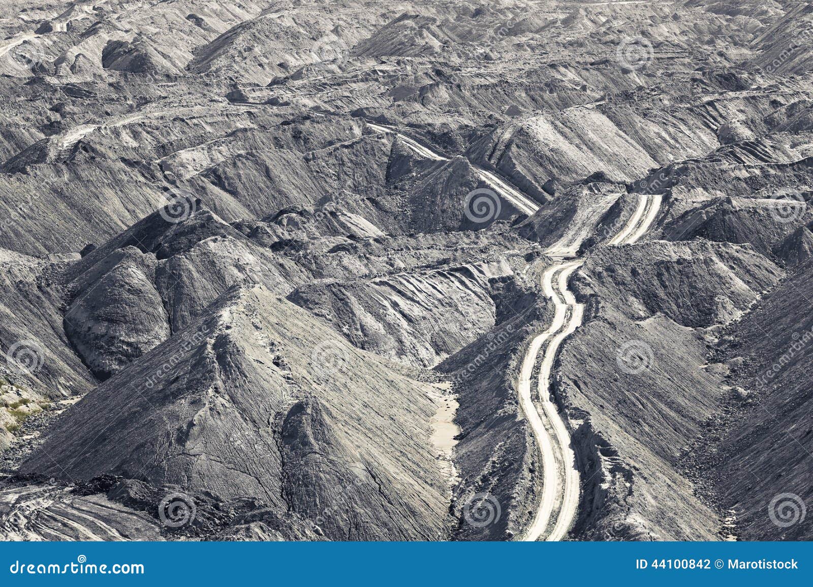 Soil Layer Piles in a Coal Mine Stock Photo - Image of temacopy, fossil ...