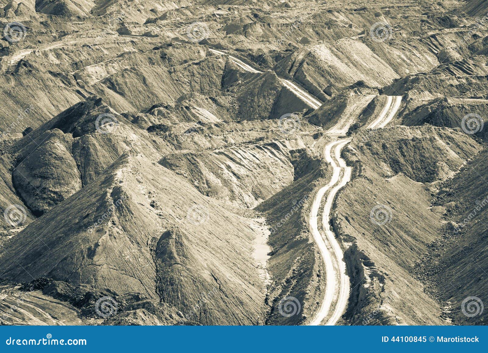 Soil Layer Piles in a Coal Mine Stock Image - Image of lignite, fossil ...