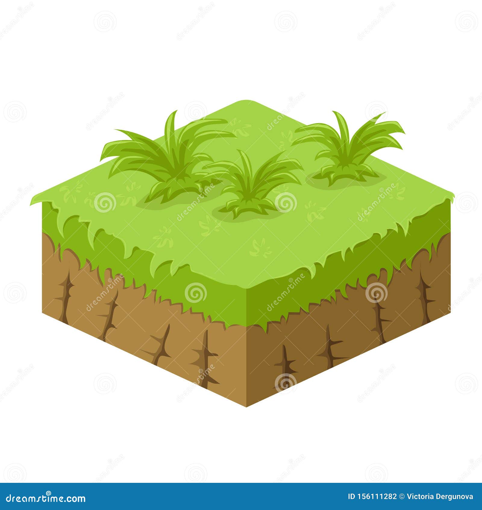 Soil Layers Vector Isometric Image Stock Vector - Illustration of ...