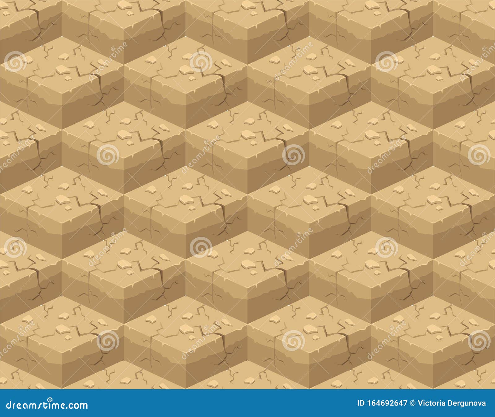 Soil Layers Vector Isometric Pattern Stock Vector - Illustration of ...