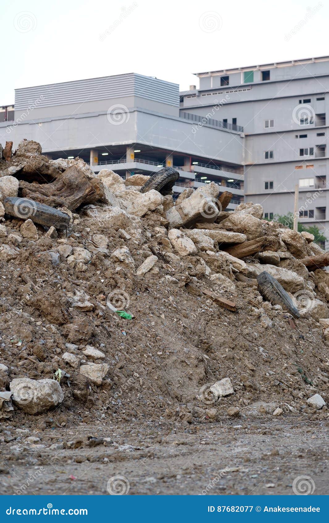 Soil mound Construction stock image. Image of modern - 87682077