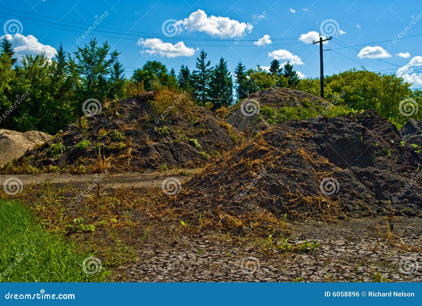 Soil Mounds stock photo. Image of hill, hills, vibrant - 6058896