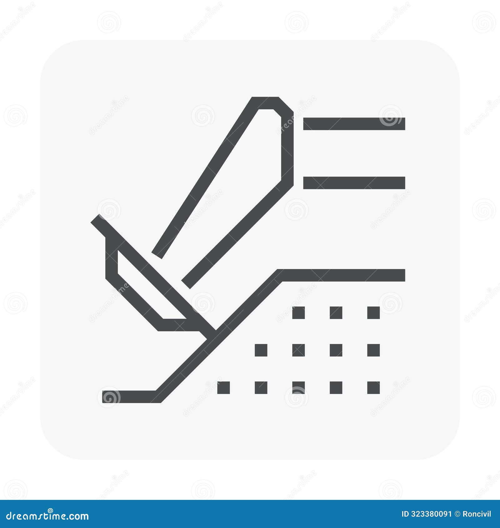 Soil Nail Wall Construction Vector Icon, Geotechnical Engineering ...