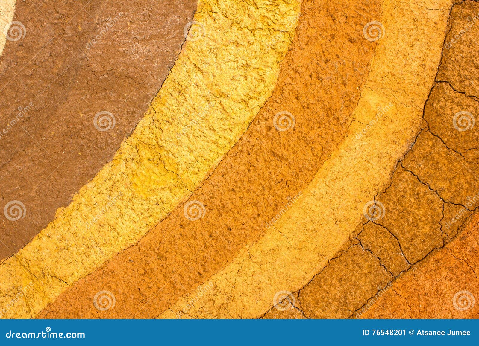 Soil Patterned Layer of Clay Soil for the Background. Stock Image ...