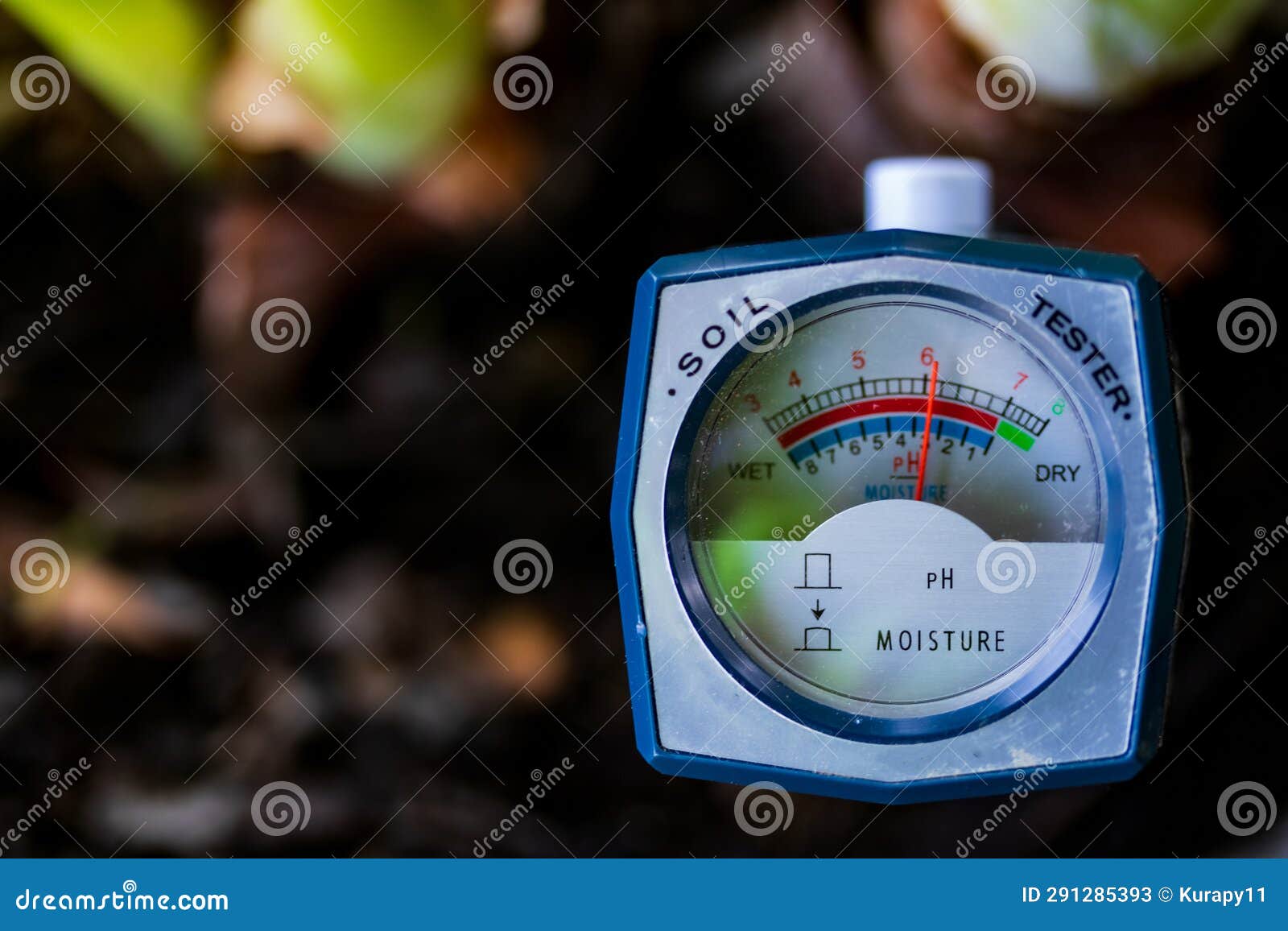 Soil PH Meter and Soil Fertility for Cultivation Stock Image - Image of ...