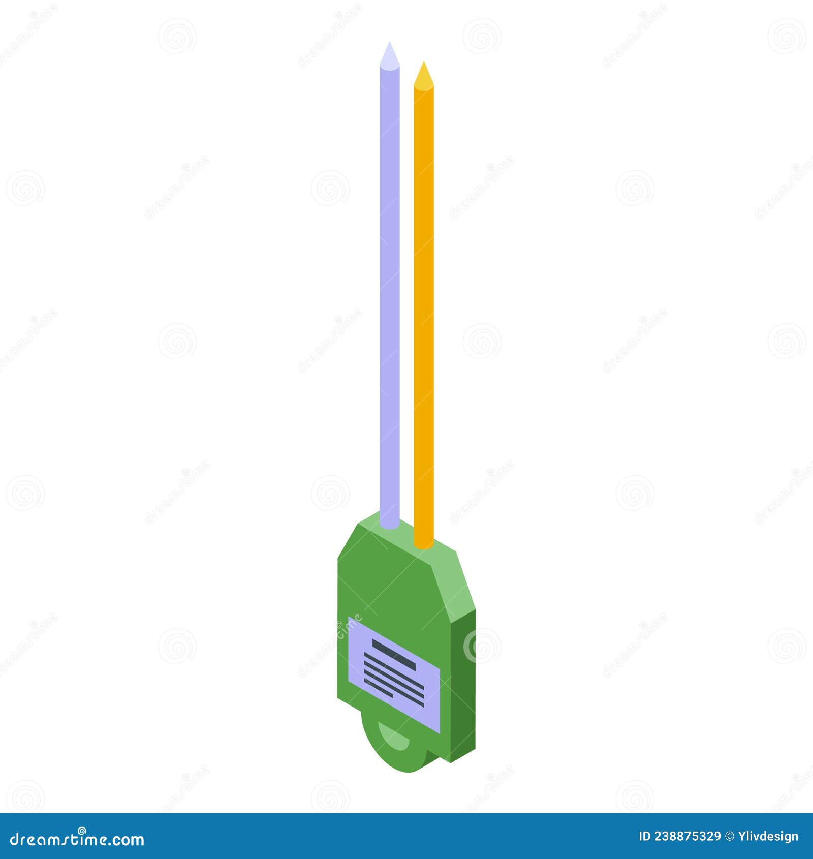 Soil Ph Meter Icon Isometric Vector. Water Alkaline Stock Vector ...