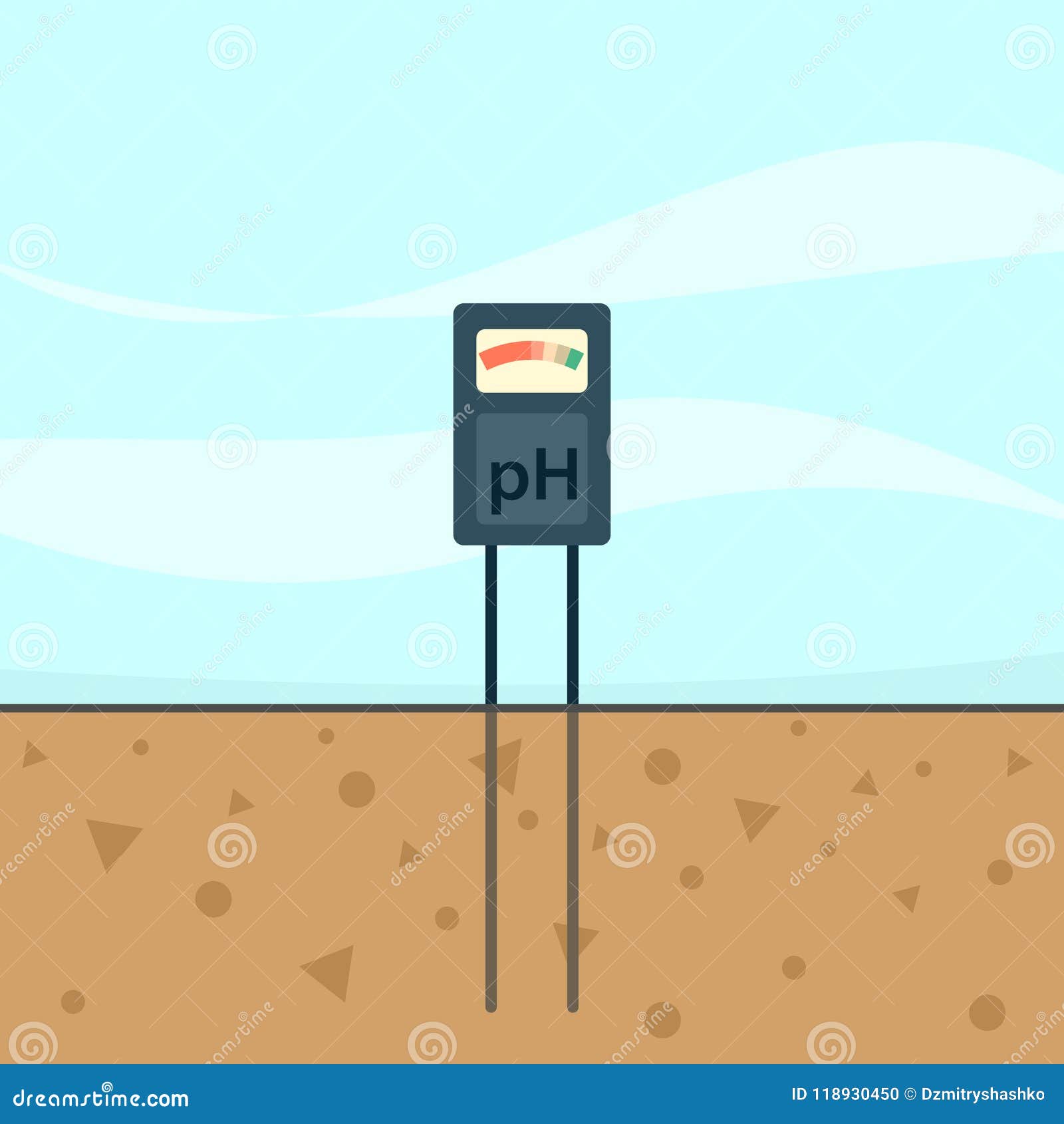 Soil Acidity Line Outline Icon Vector Illustration | CartoonDealer.com ...