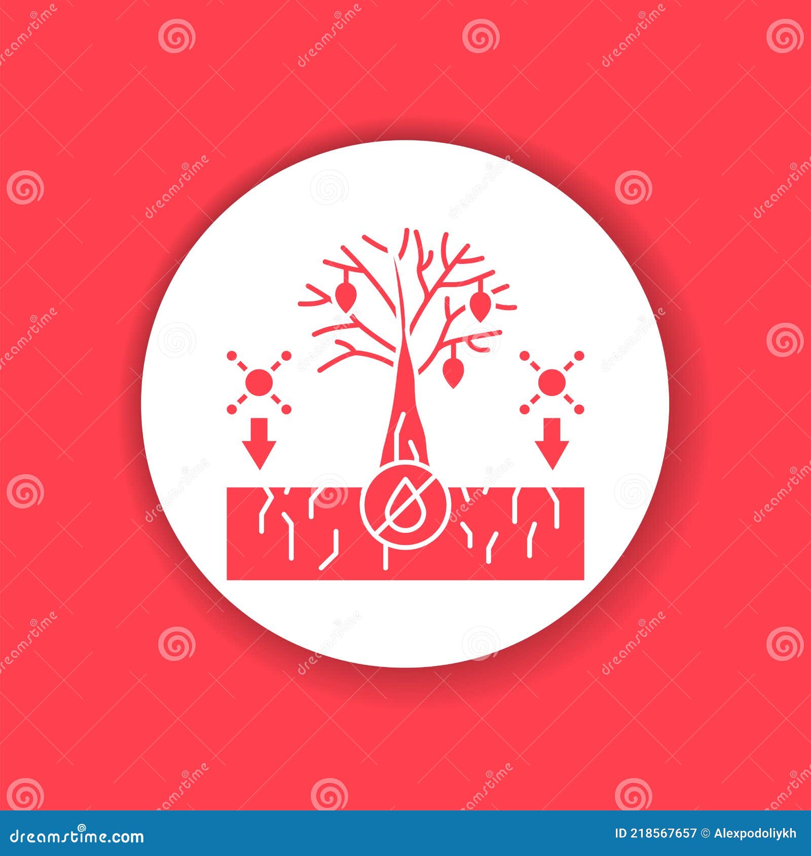 Soil Pollution Color Line Icon. Environmental Problems. Sign For Web ...