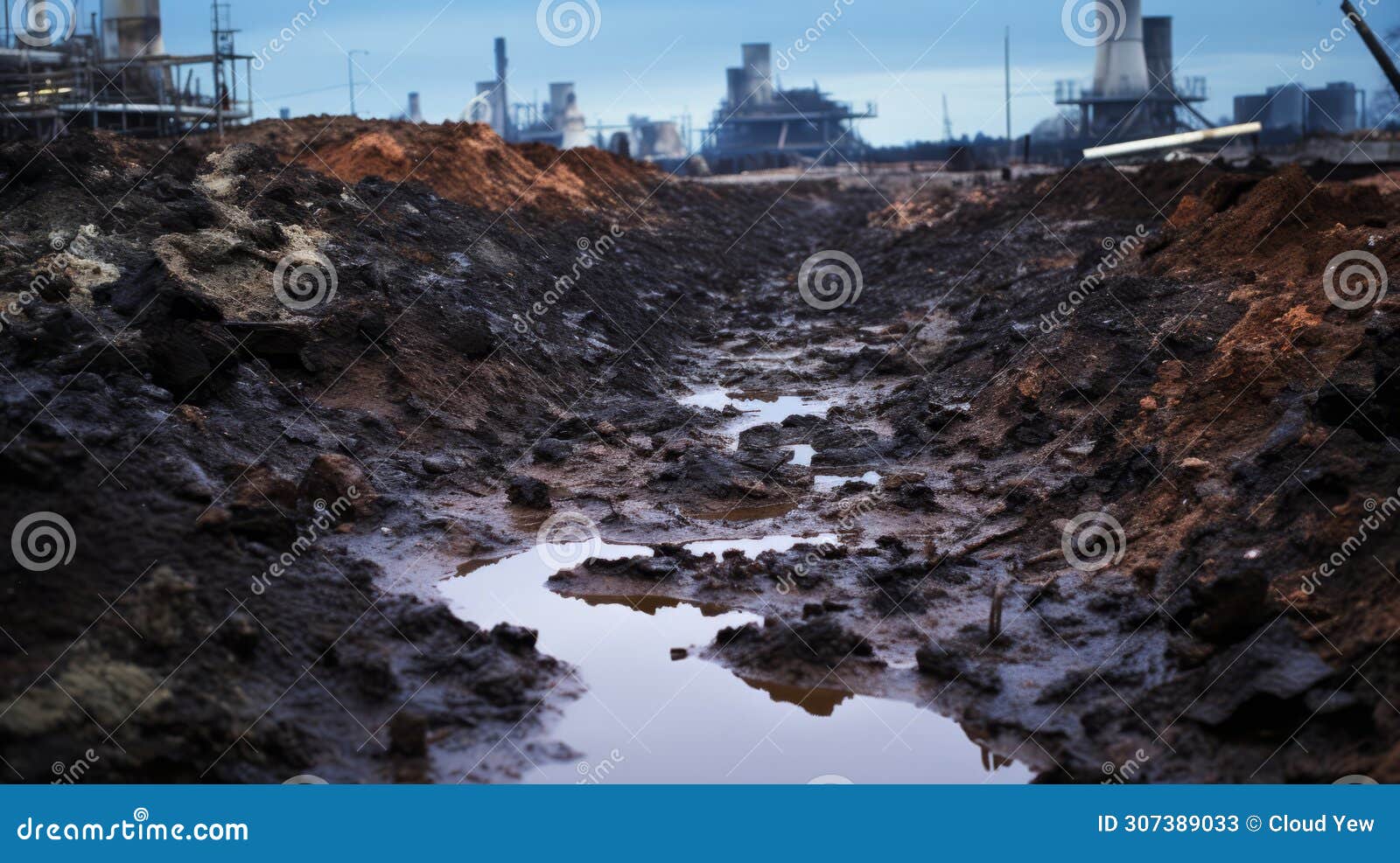 Soil Pollution Caused by the Improper Disposal of Hazardous Waste Stock ...