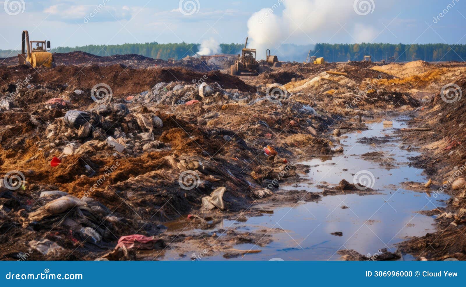Soil Pollution Caused by the Improper Disposal of Hazardous Waste Stock ...