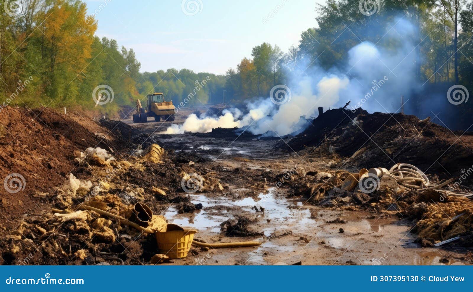 Soil Pollution from Improper Disposal of Hazardous Materials Stock ...