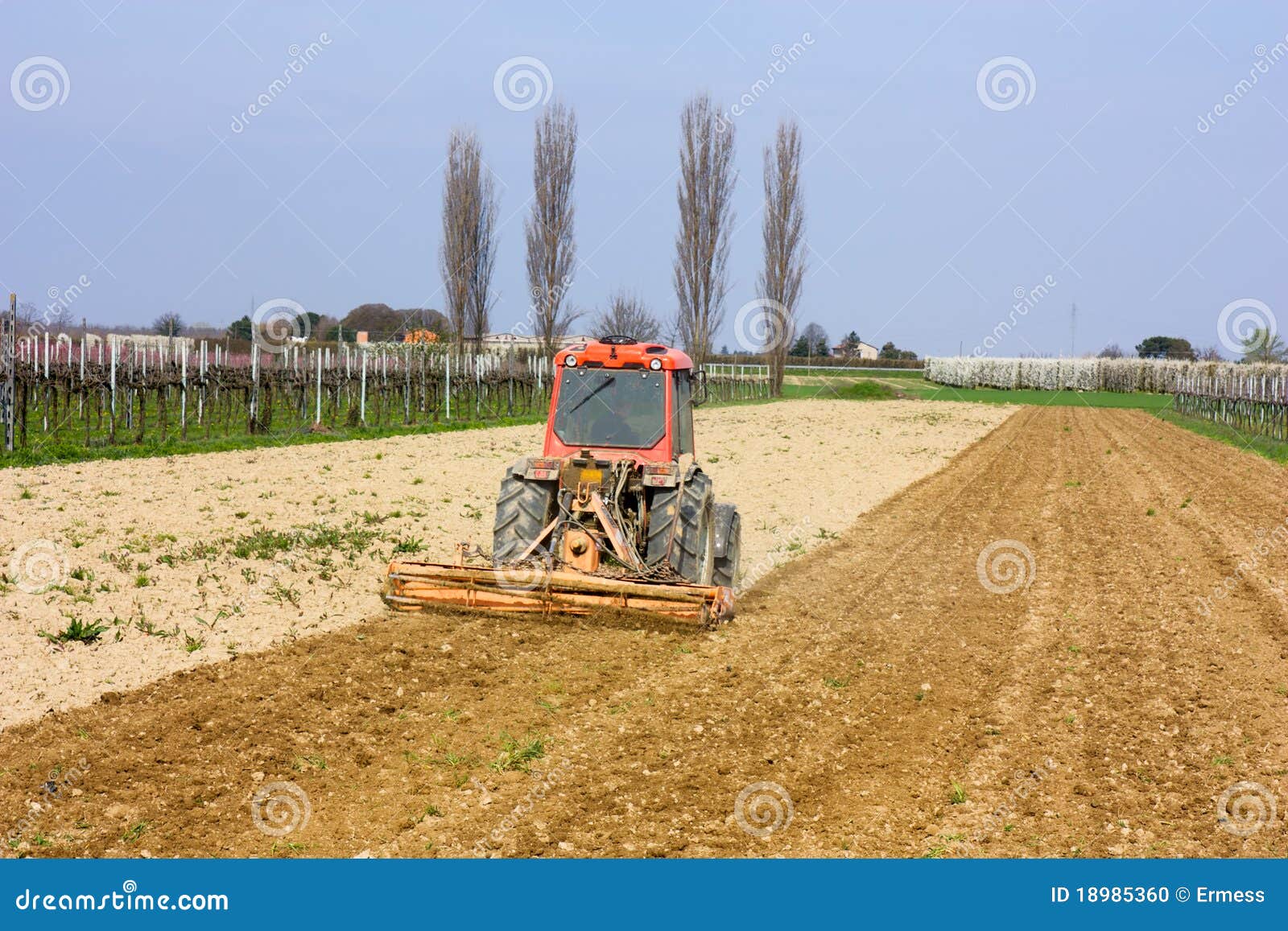 Soil preparation stock photo. Image of lowland, earth - 18985360