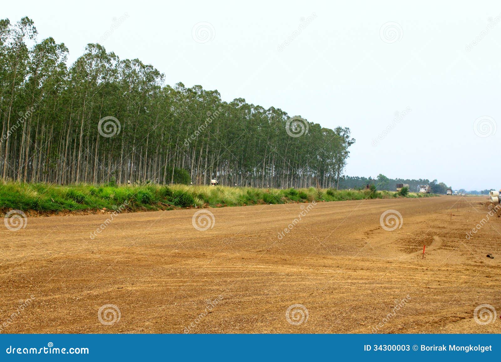 Soil road stock image. Image of herb, clay, blue, beauty - 34300003