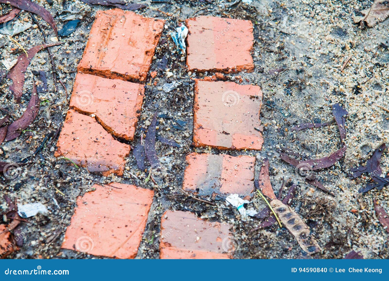 Soil, Rock and Brick Texture for Background Stock Photo - Image of ...