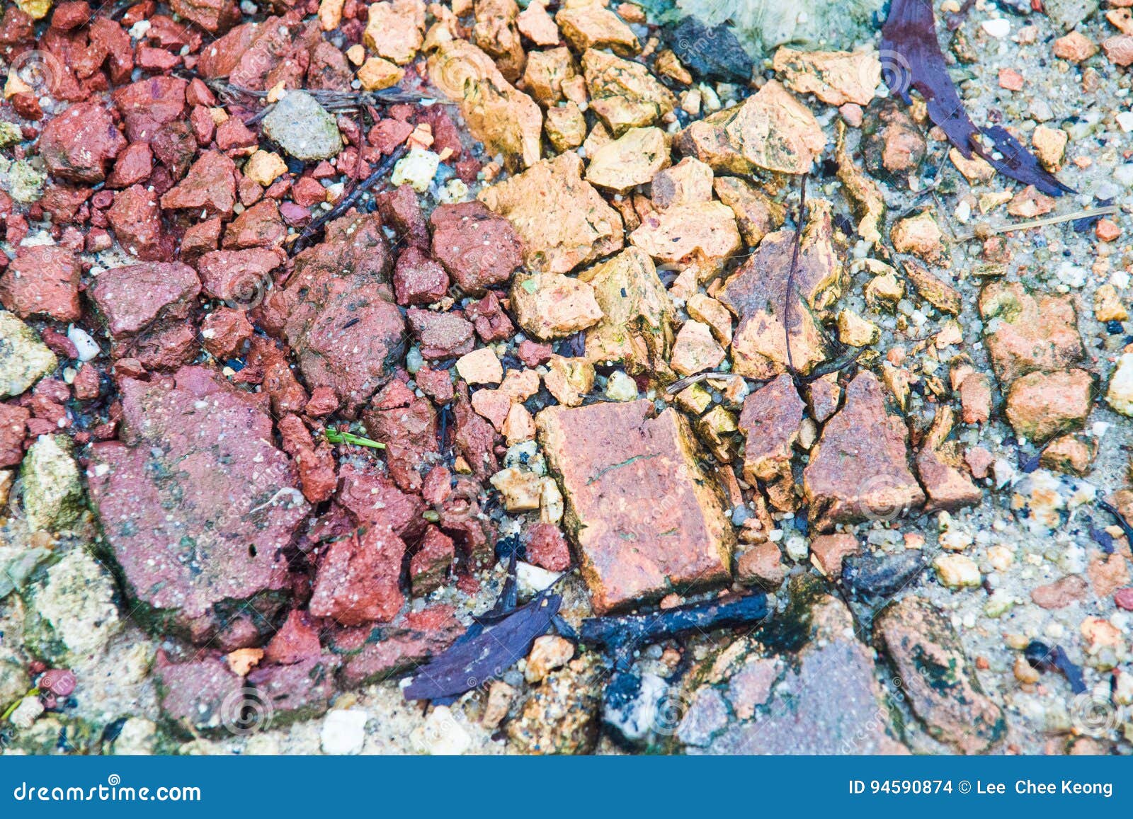 Soil, Rock and Brick Texture for Background Stock Photo - Image of ...