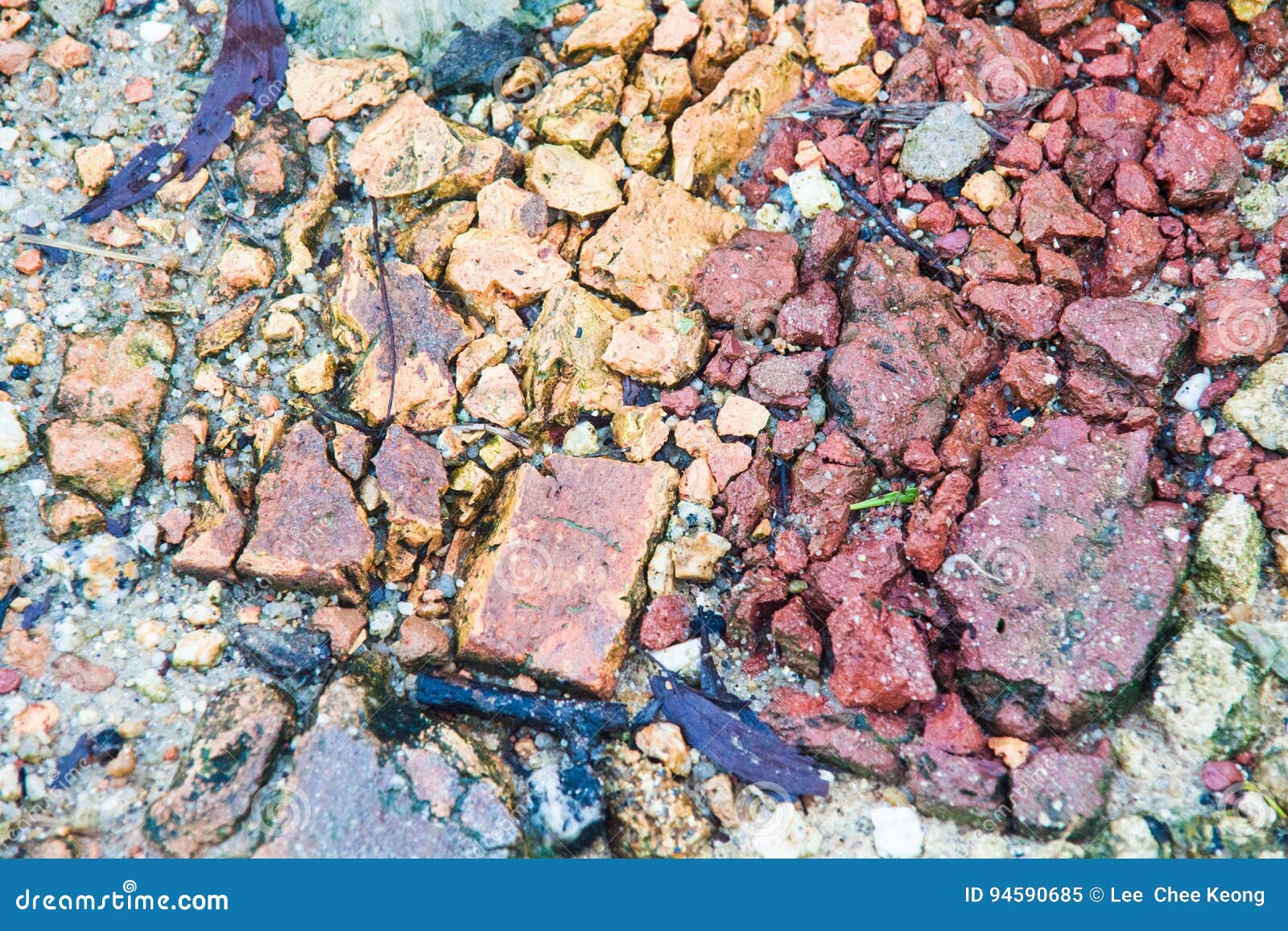 Soil, Rock and Brick Texture for Background Stock Image - Image of ...