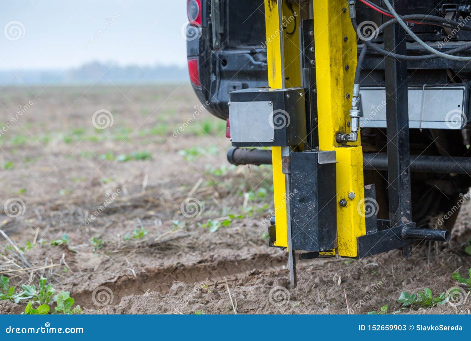 Soil Sampling. Automated Probe for Soil Samples Taking Sample with Soil ...