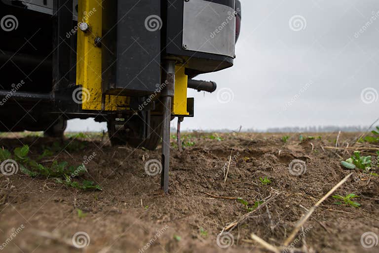 Soil Sampling - Automated Probe for Soil Samples Taking Sample with ...