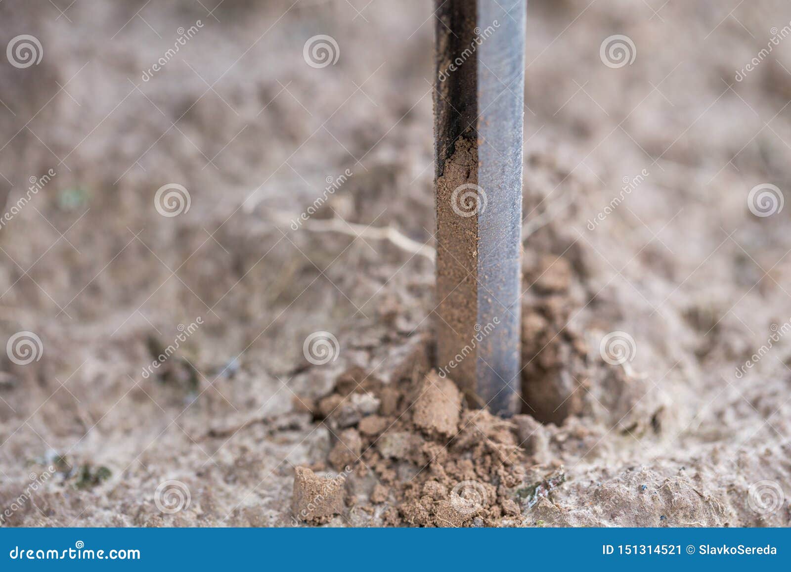 Soil Sampling. Automated Probe for Soil Samples Taking Sample with Soil ...