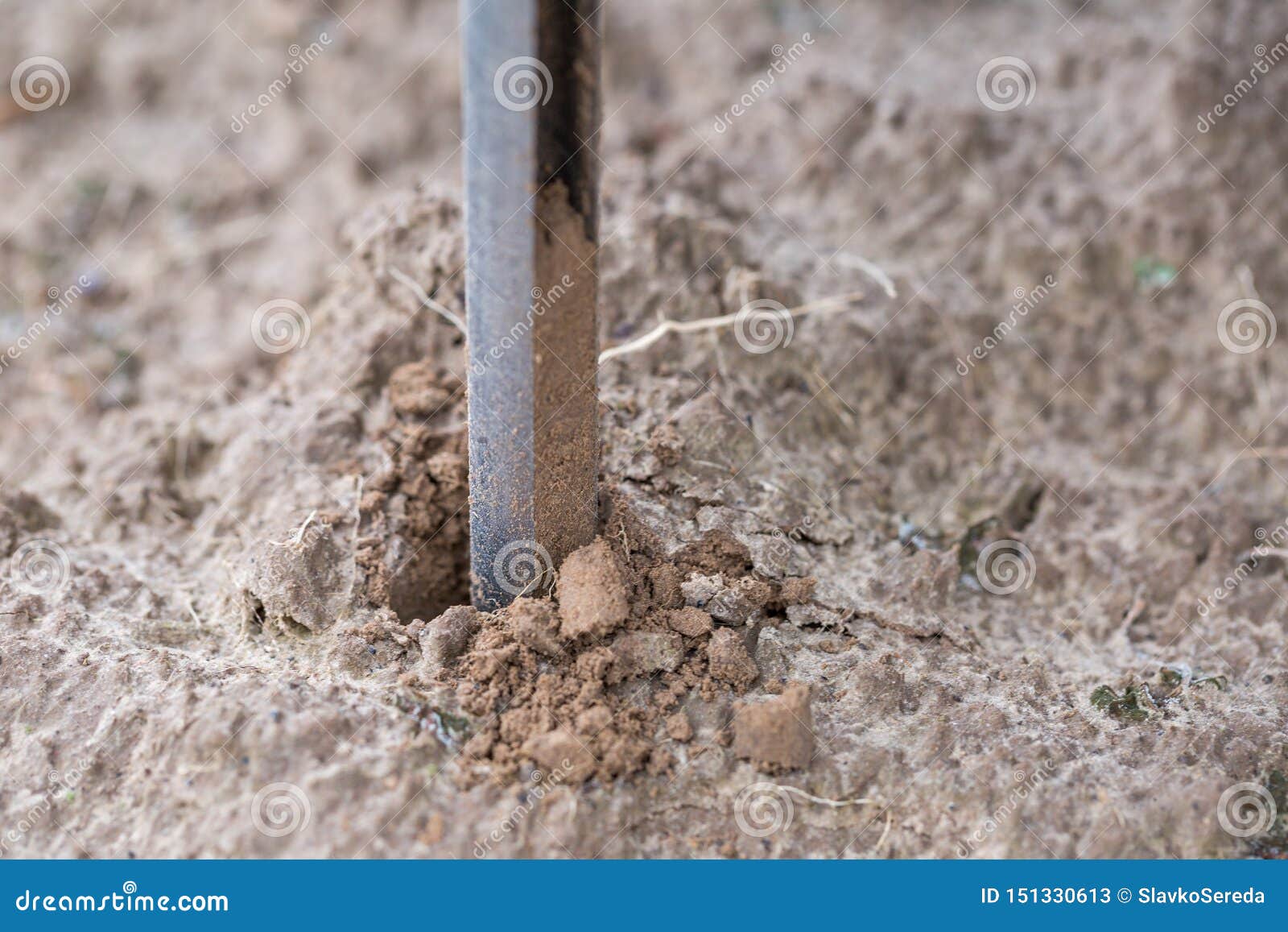 Soil Sampling. Automated Probe for Soil Samples Taking Sample with Soil ...