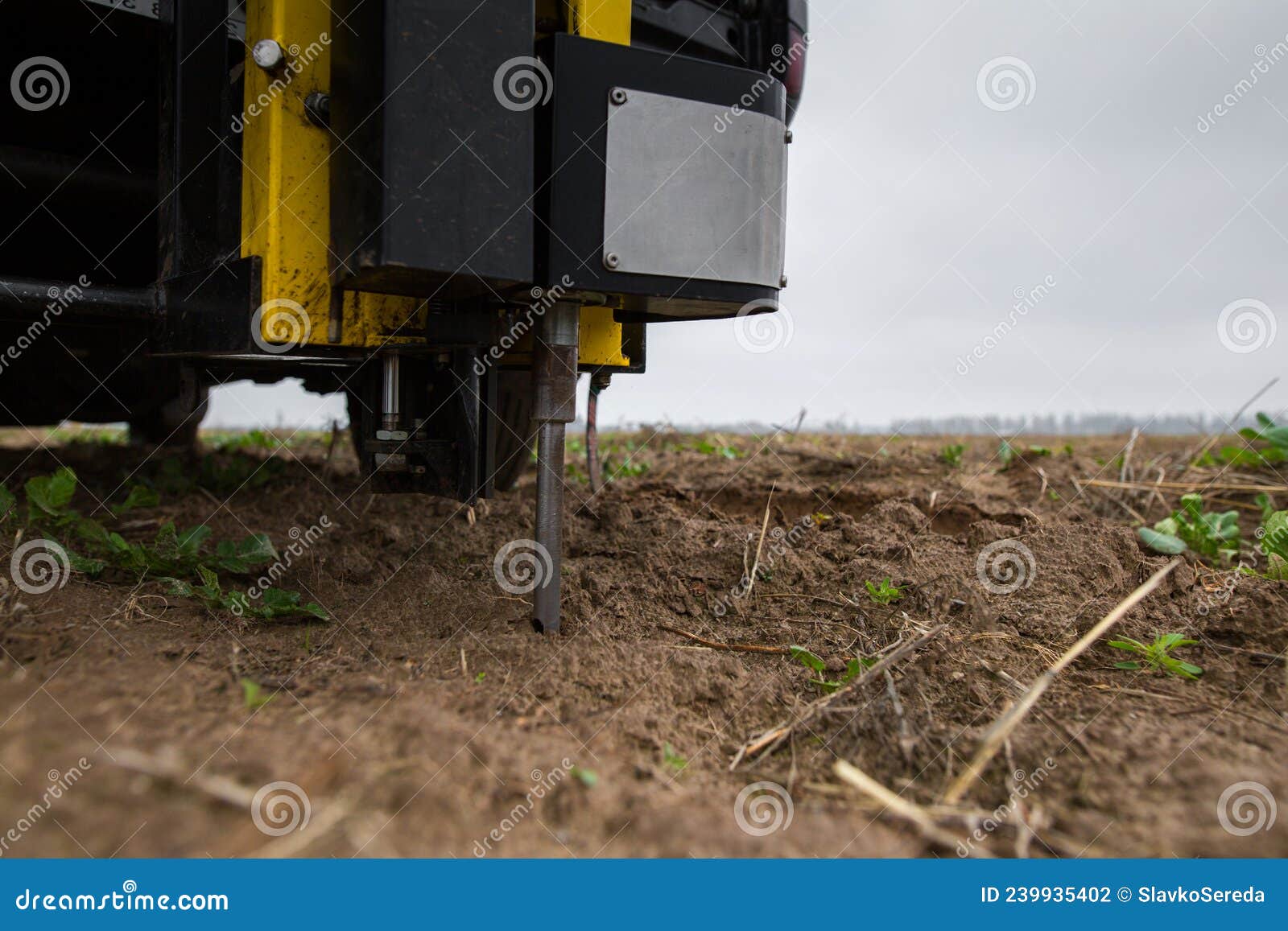 Soil Sampling - Automated Probe for Soil Samples Taking Sample with ...