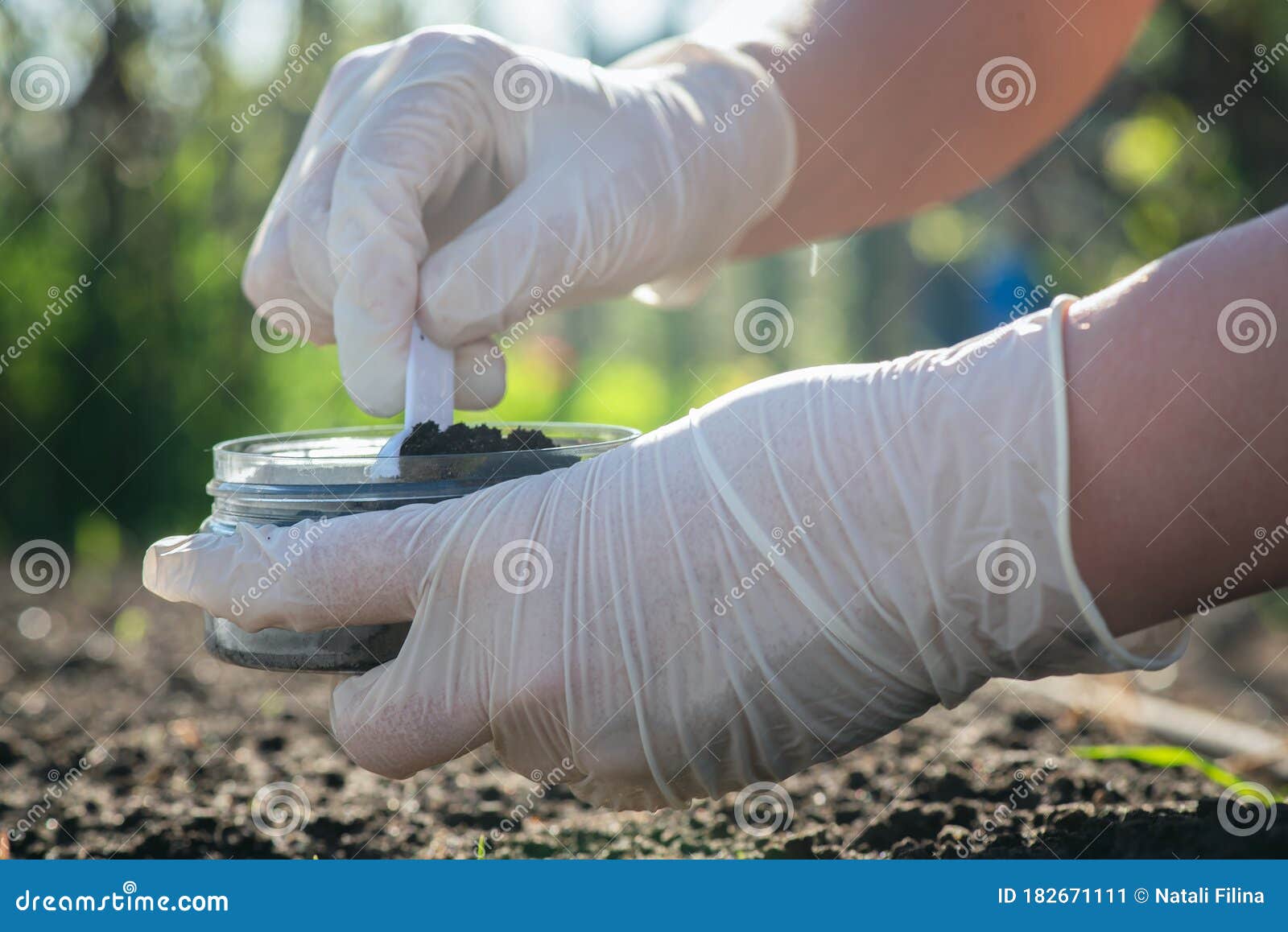 Soil science concept stock image. Image of probe, analysing - 182671111