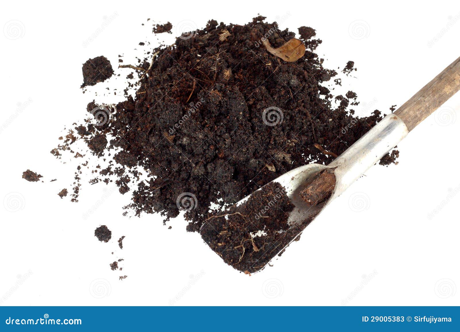 Soil and shovel stock image. Image of gardening, background - 29005383