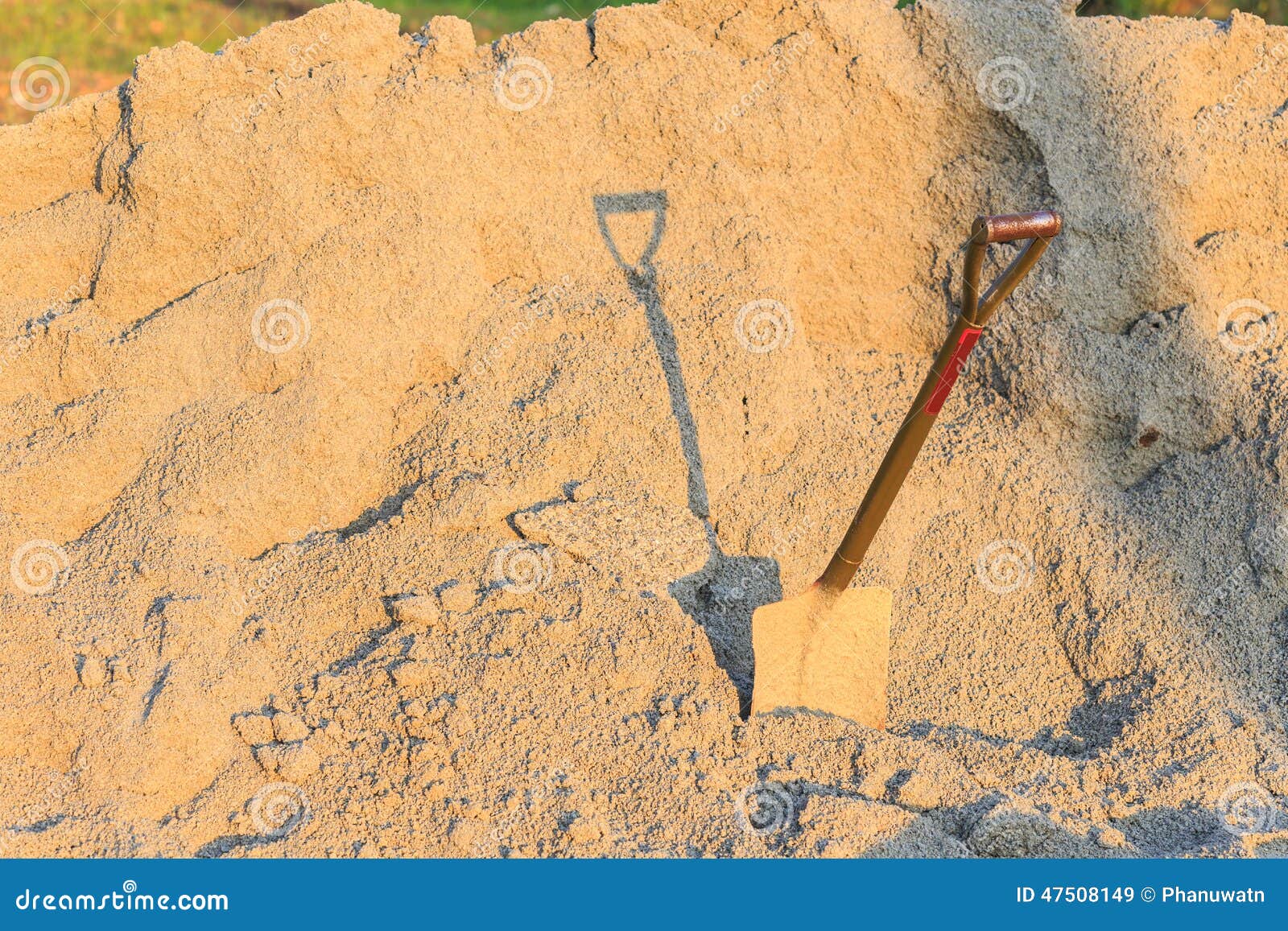 Soil with shovel stock image. Image of macro, soil, organic - 47508149