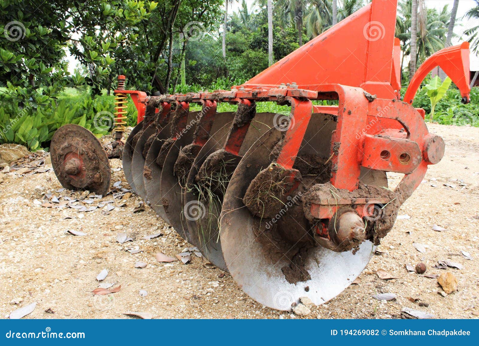 Tractor Disc Plow Stock Photo Stock Photo - Image of driving, farming ...