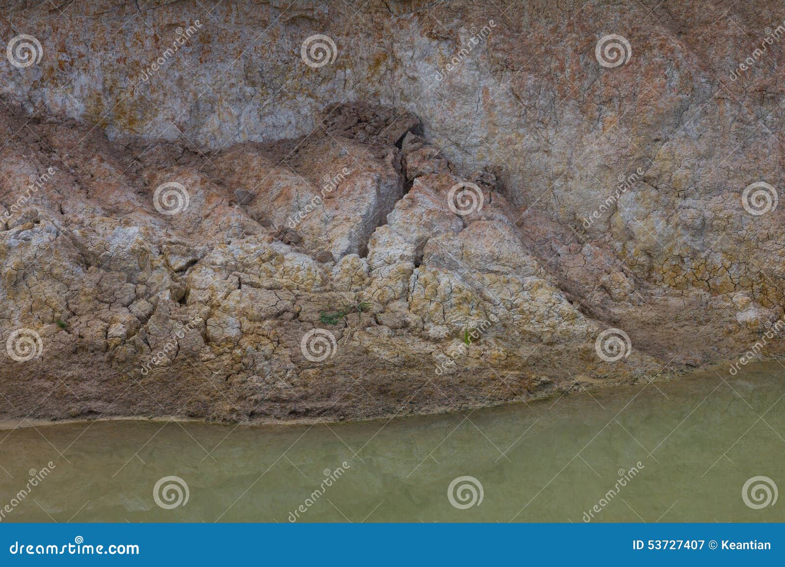 Soil slides canal stock image. Image of erosion, earth - 53727407