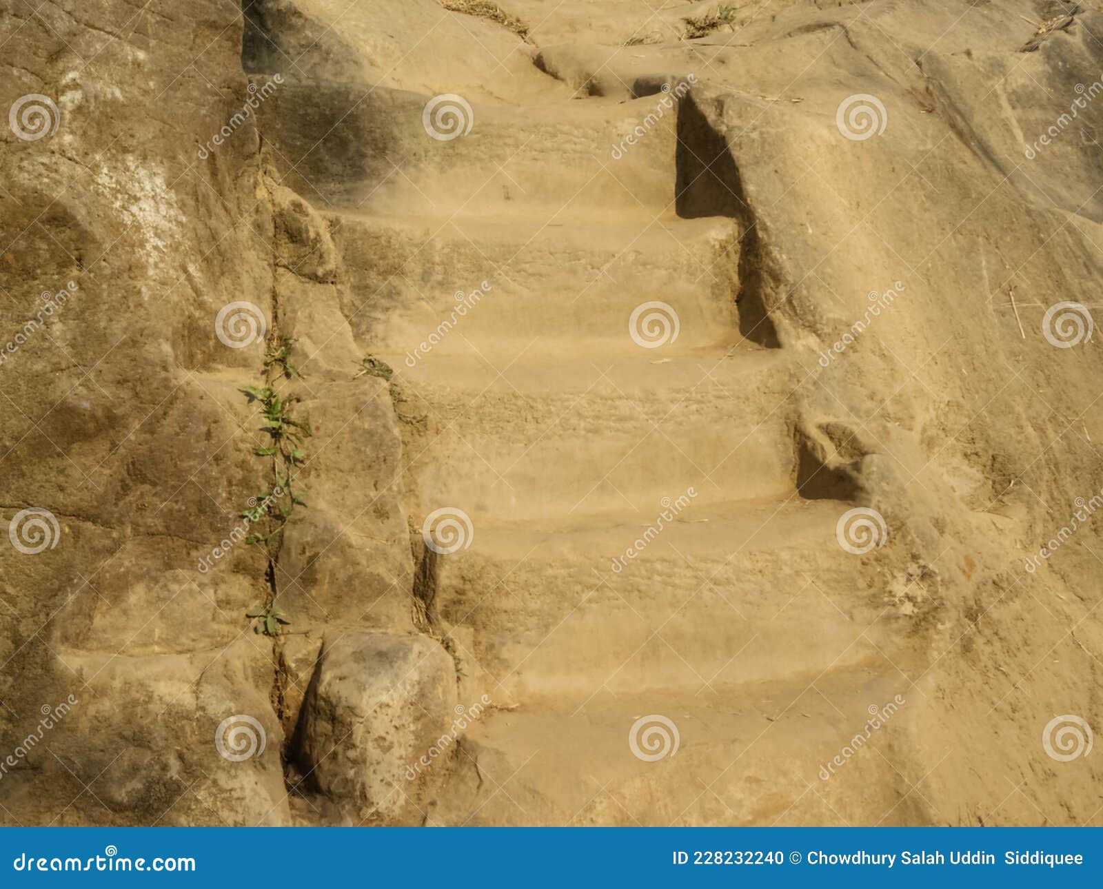 Soil Stairs Leading To the Hill Stock Photo - Image of dirtied ...