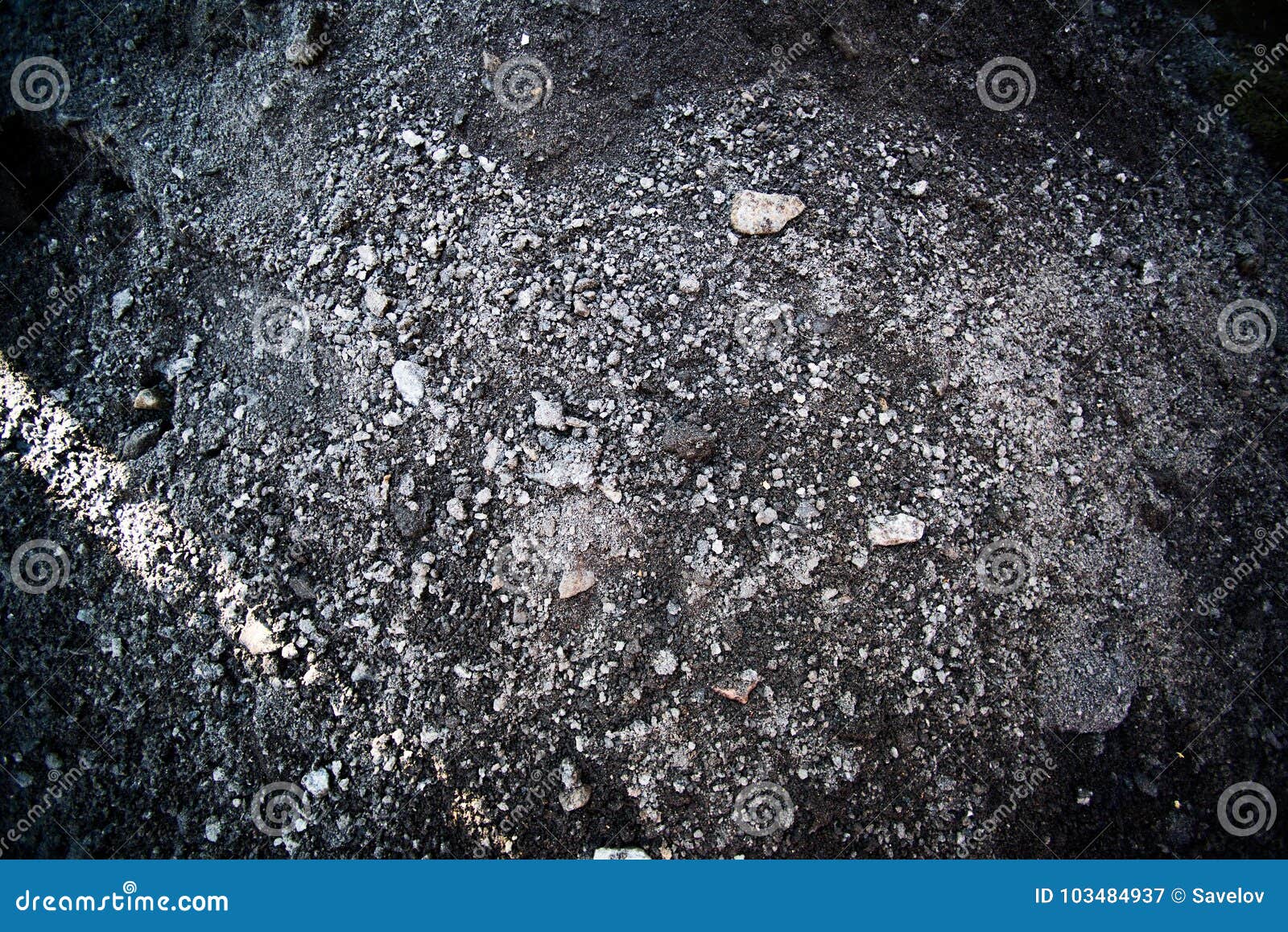 Soil with Stones and Rubble Stock Image - Image of grunge, industrial ...