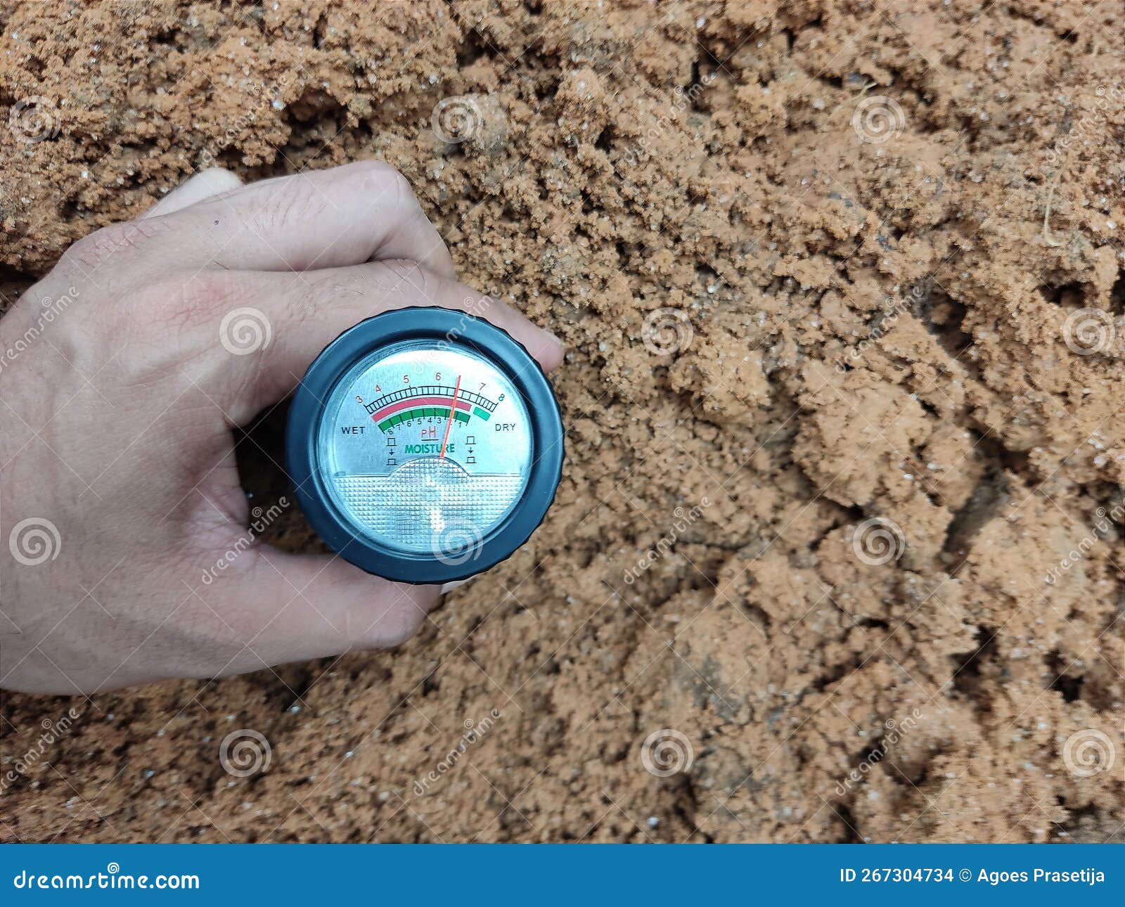 Soil Test Agriculture Moisture Acidity Stock Photo - Image of test ...