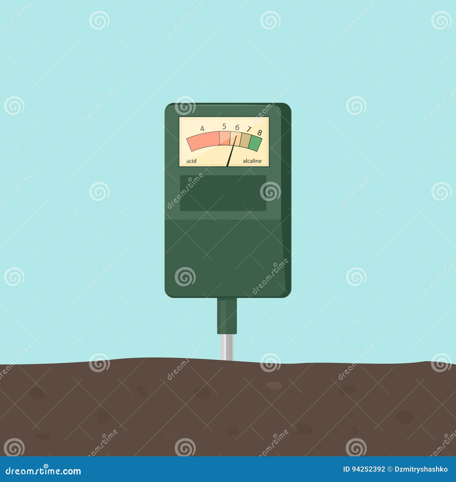 Soil Acidity Line Outline Icon Vector Illustration | CartoonDealer.com ...