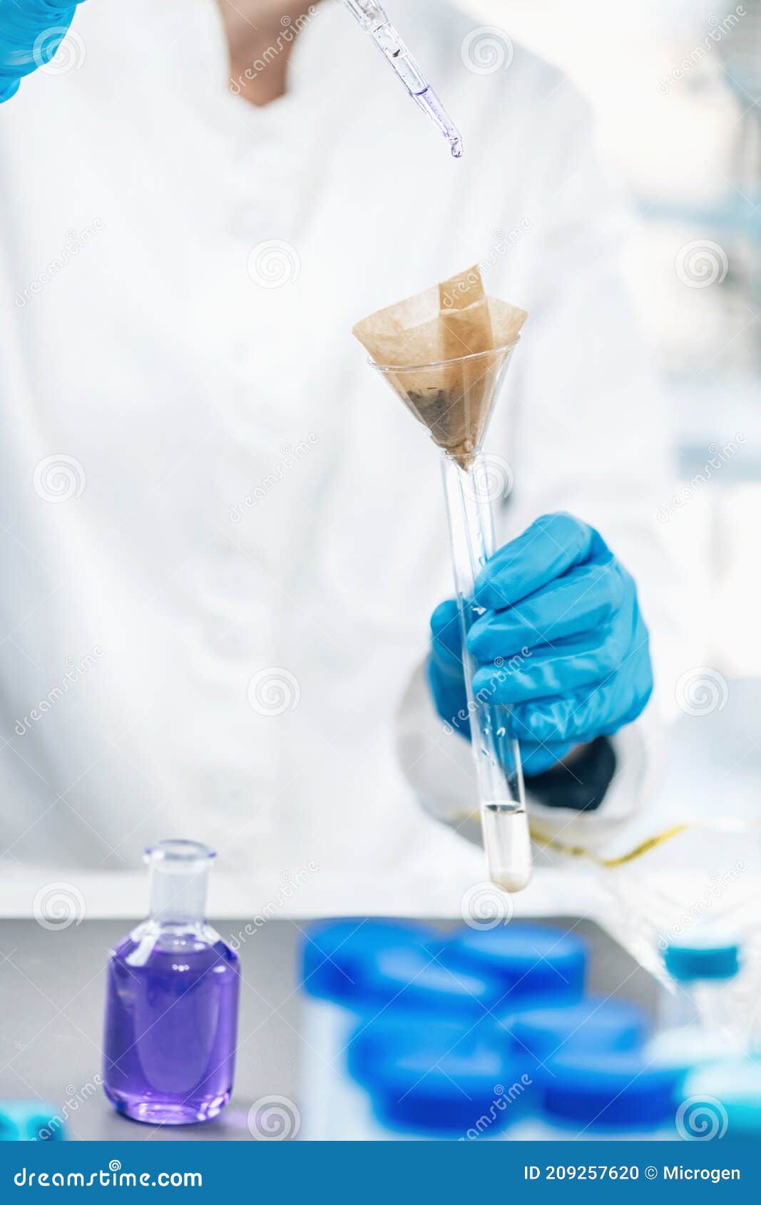 Soil Testing. Laboratory Analysis Stock Photo - Image of nutrient ...