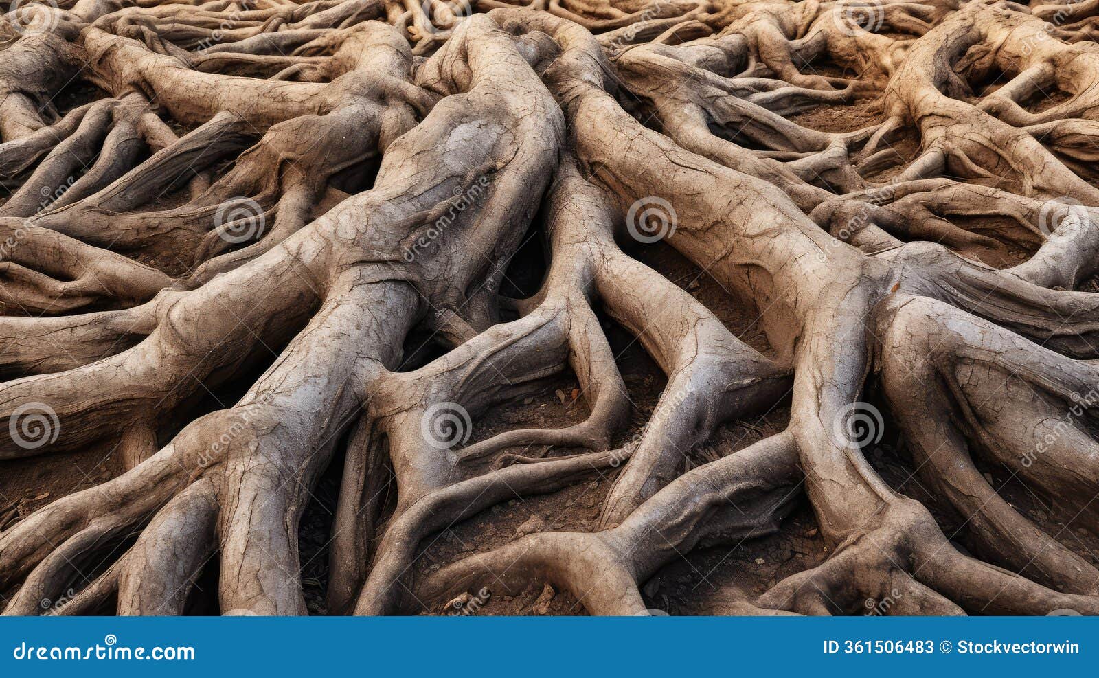 Soil tree roots branches stock image. Image of ecosystem - 361506483