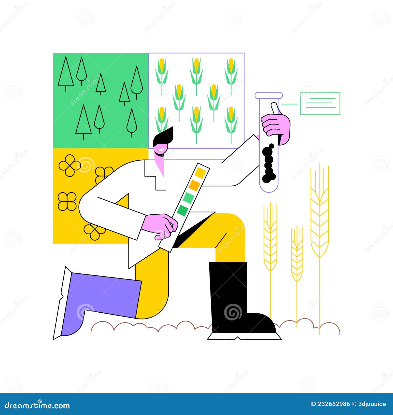 Soil Type Abstract Concept Vector Illustration. Stock Vector ...