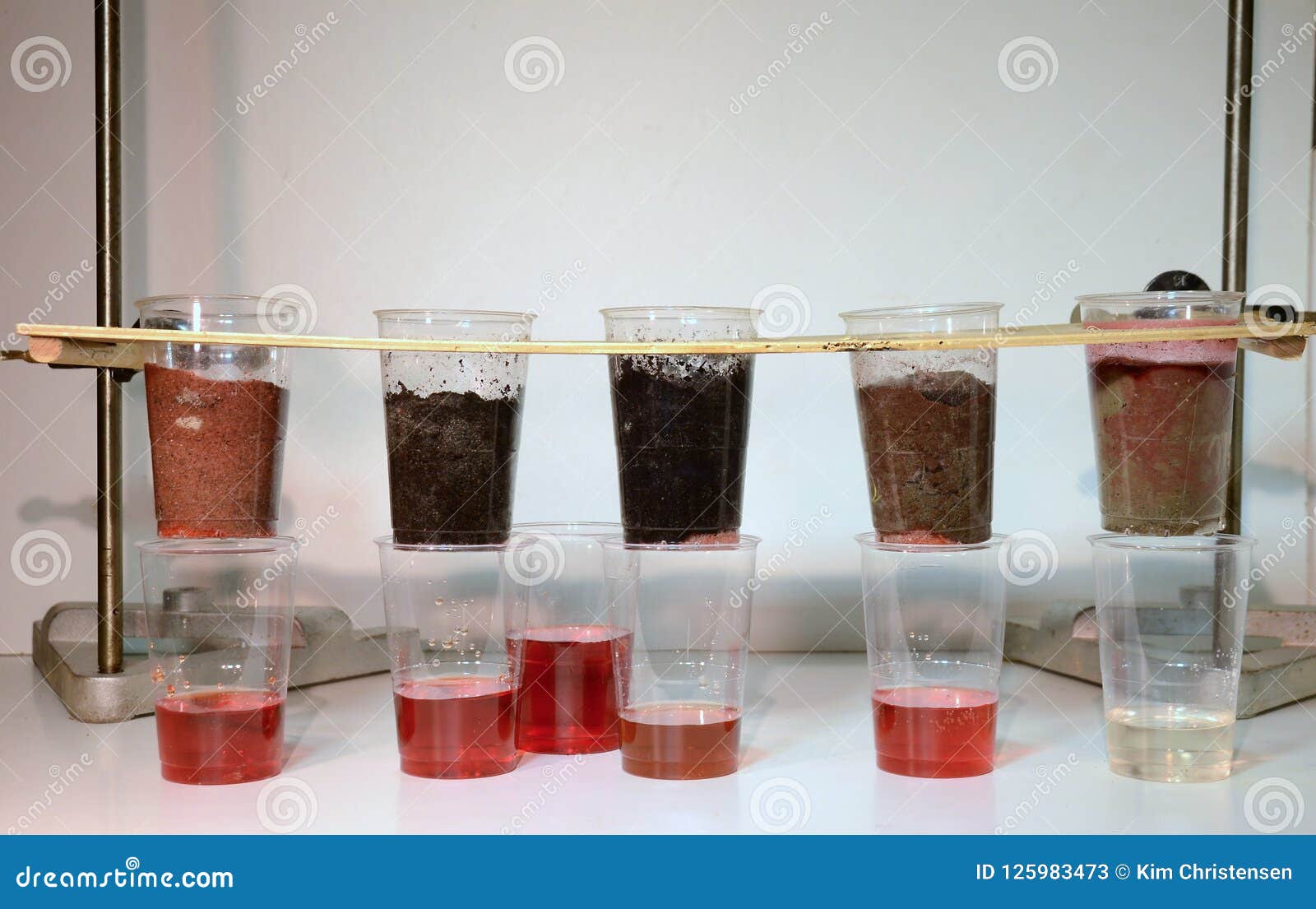 Soil types analysis stock image. Image of geology, ecology - 125983473