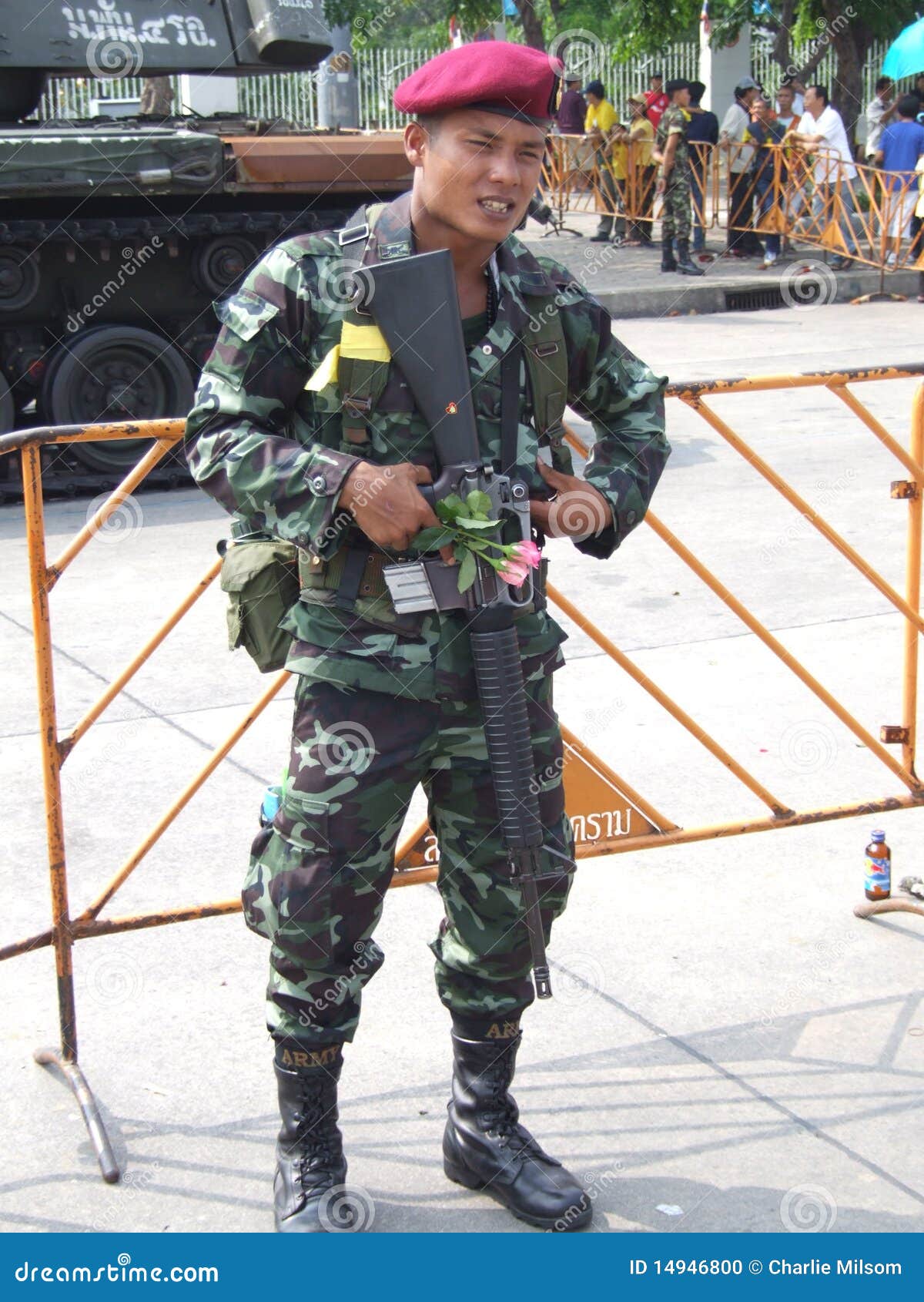 Soilder Tailandese Dell'esercito. Immagine Editoriale - Immagine di ...