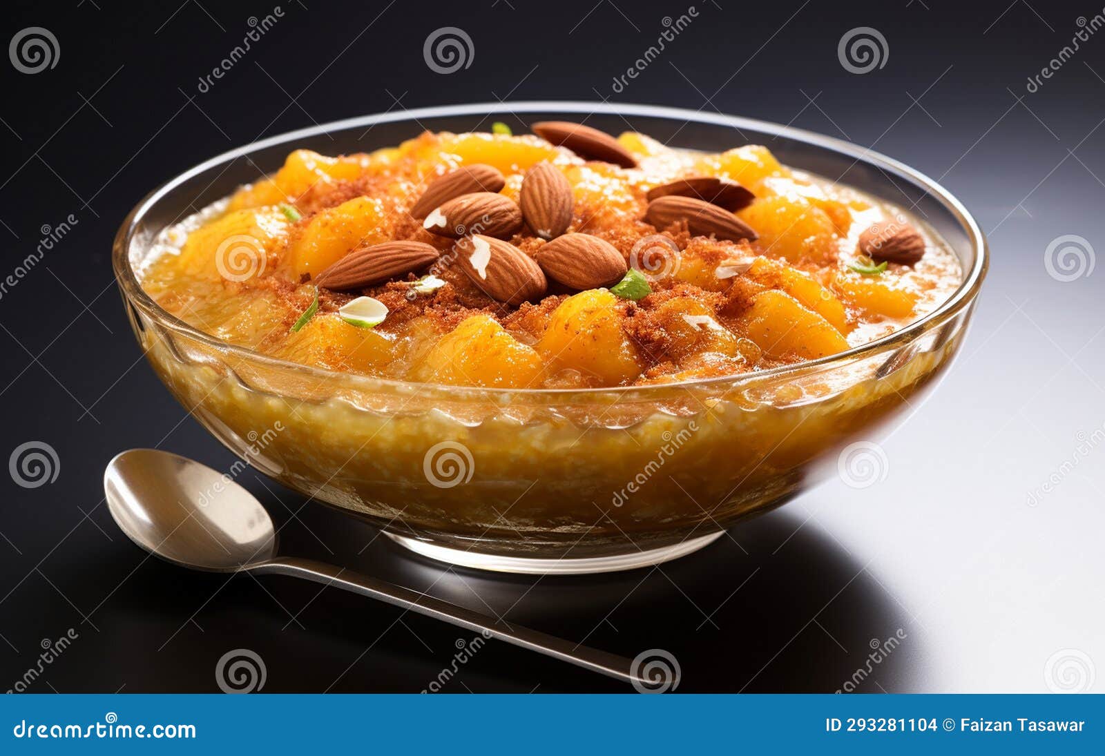 Soji Halwa Displayed On A White Background -Generative Ai Stock Photo ...