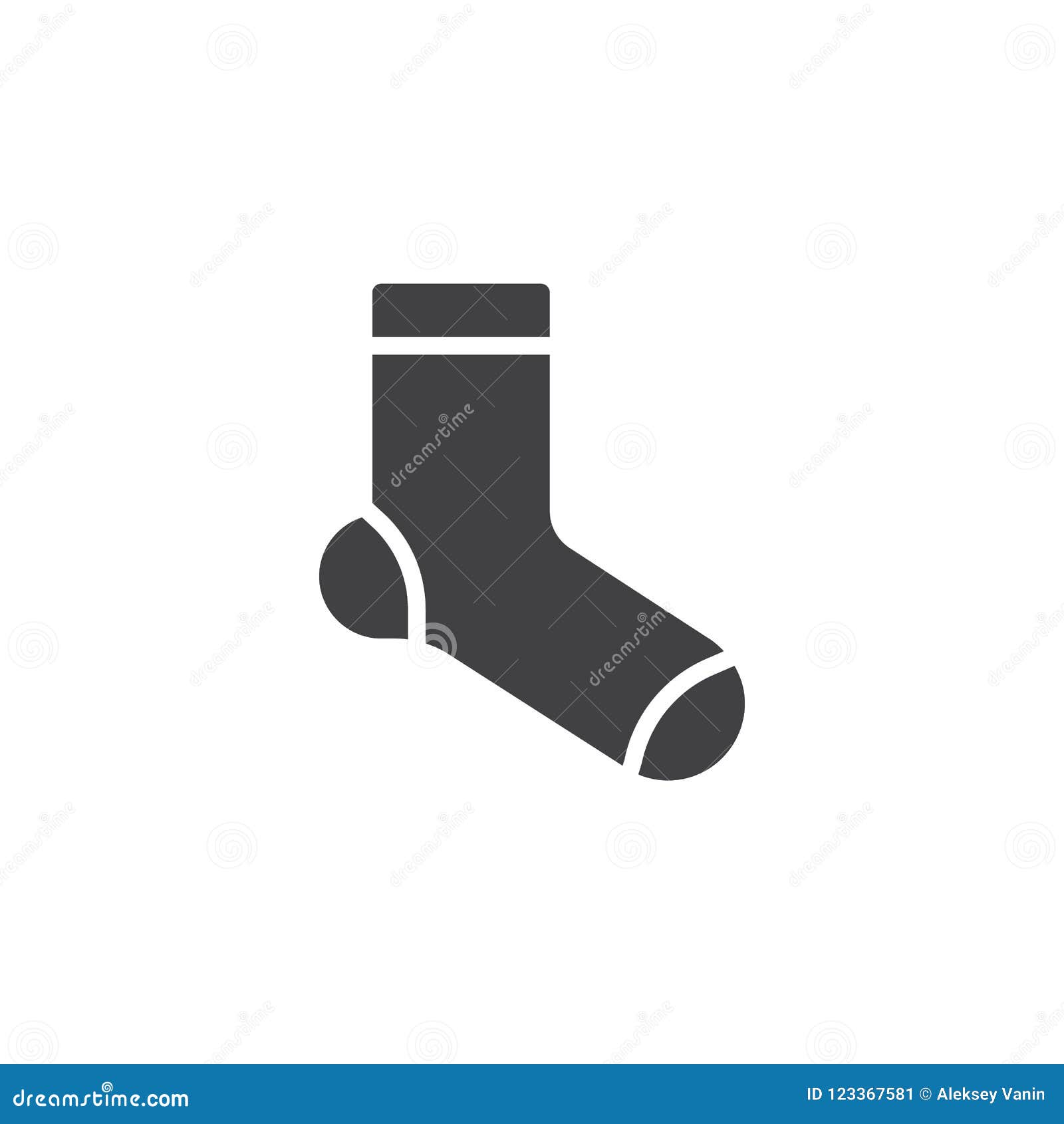 Sok vectorpictogram vector illustratie. Illustration of ontwerp - 123367581