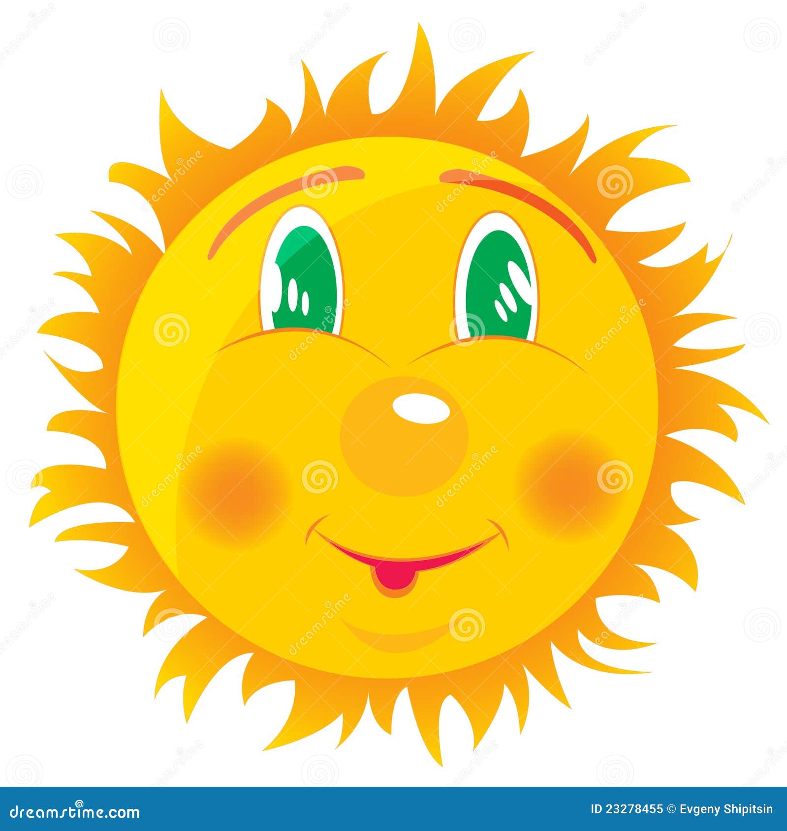 Sol alegre desenhando ilustração do vetor. Ilustração de assado - 23278455