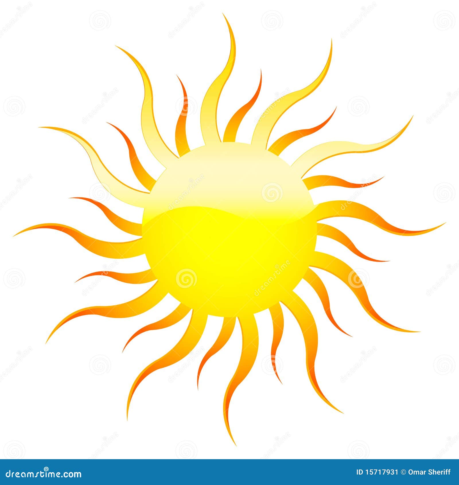 Sol Amarillo Imagen de archivo - Imagen: 15717931