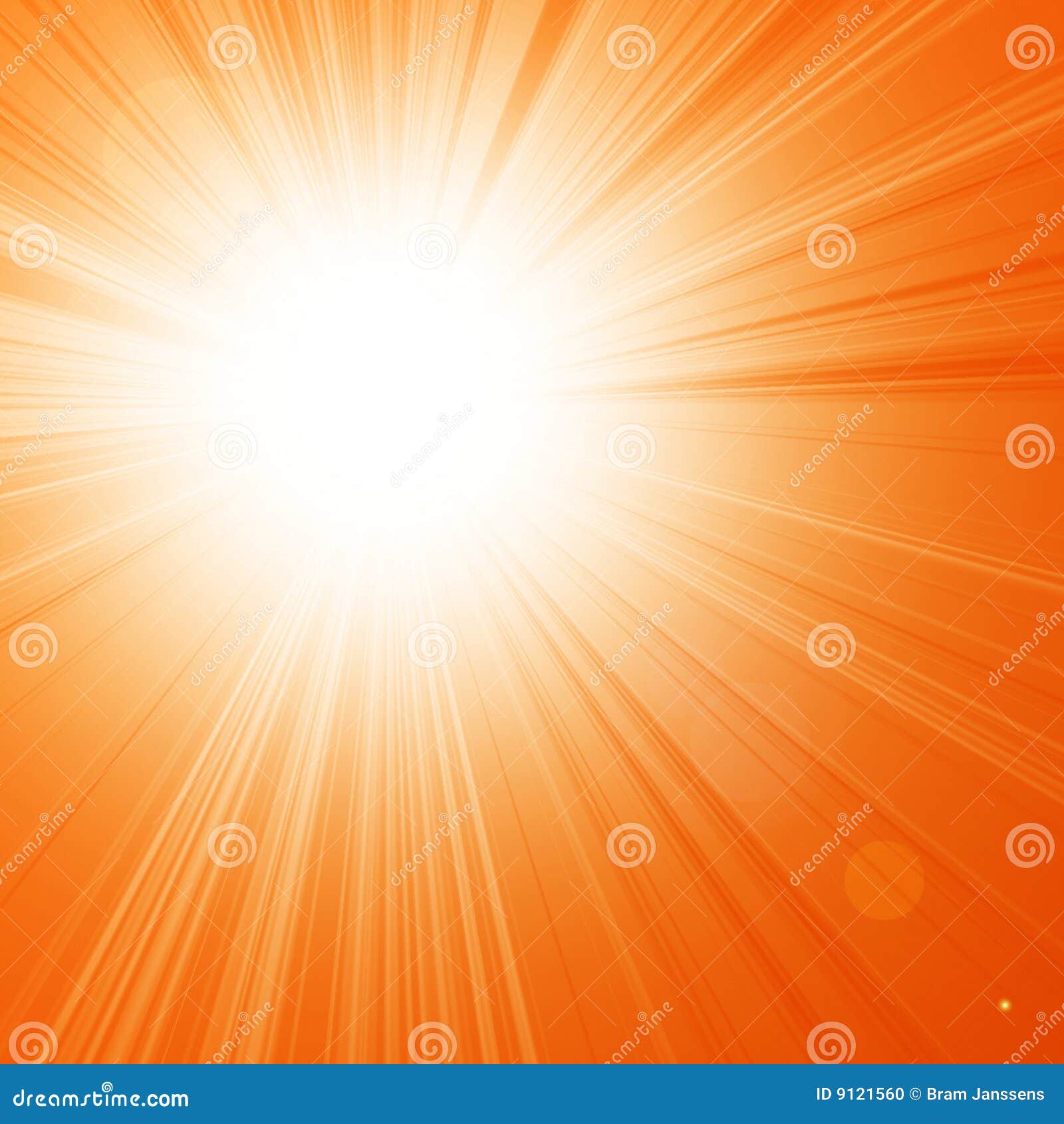 Sol caliente del verano stock de ilustración. Ilustración de amanecer ...