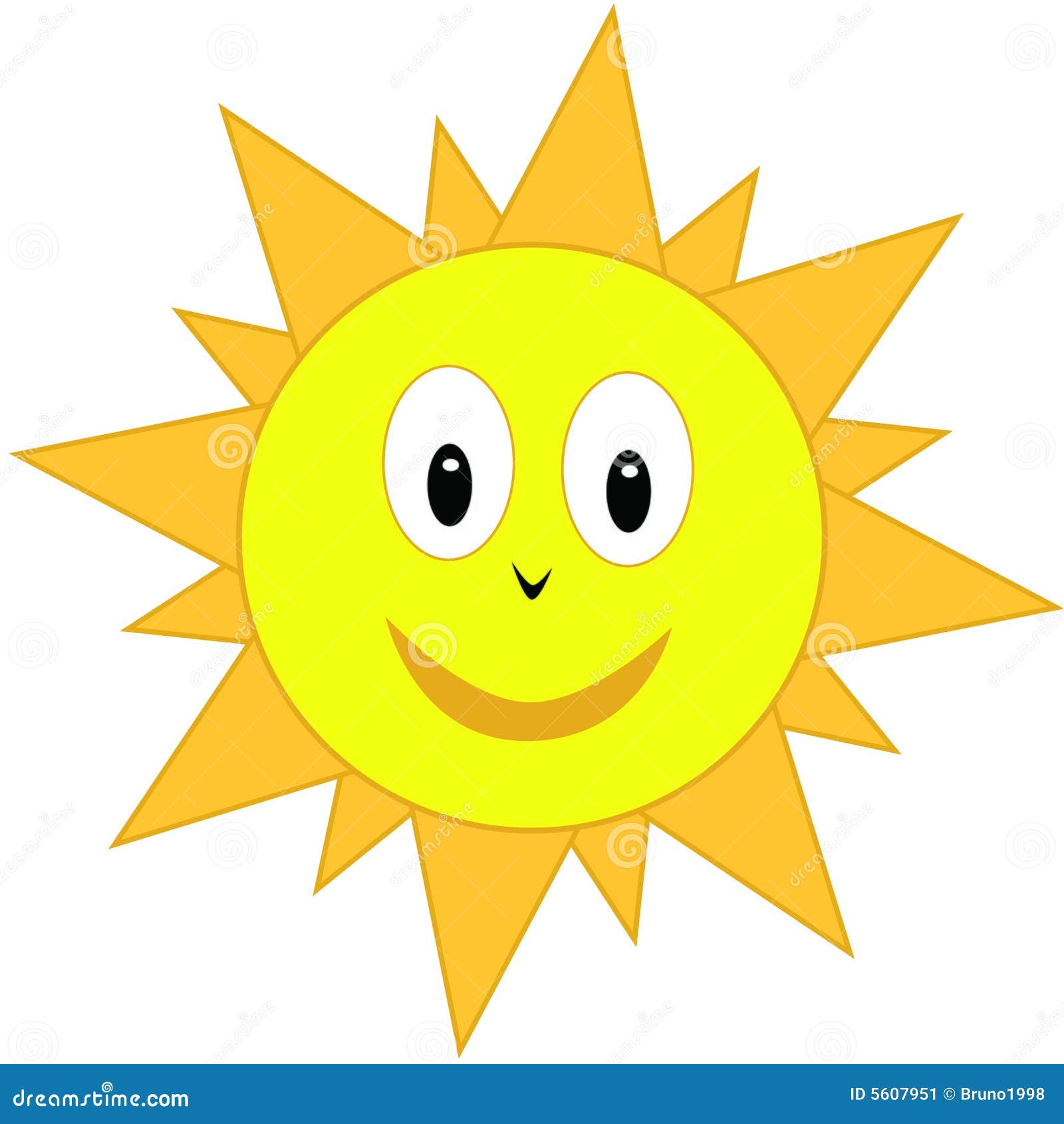 Sol de la historieta ilustración del vector. Ilustración de cosmos ...