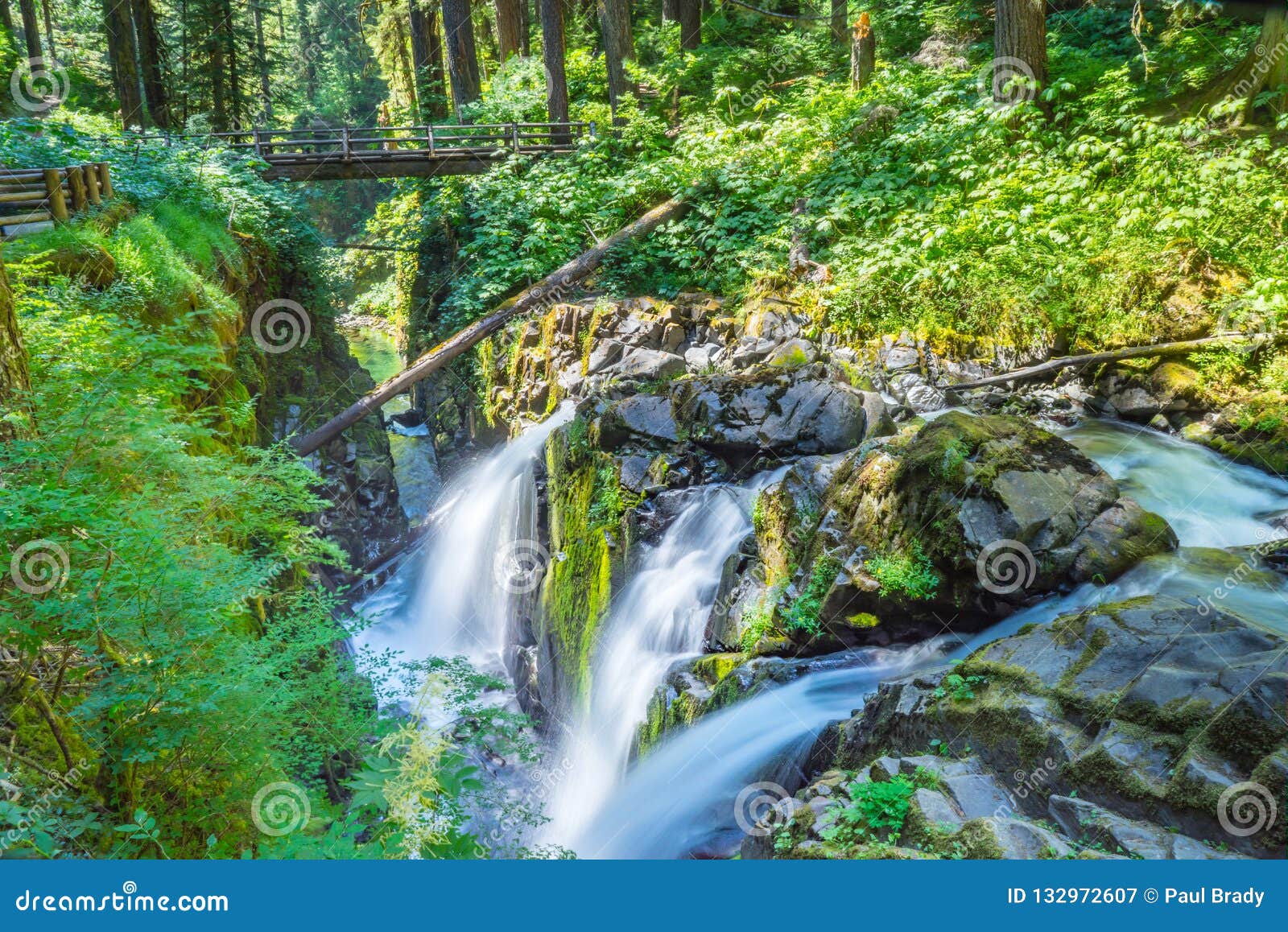 Sol Duc Falls, Washington stock image. Image of scenic - 132972607