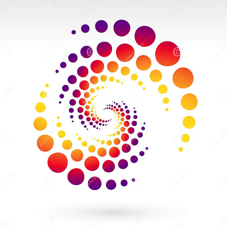 Sol espiral ilustración del vector. Ilustración de ambiental - 89874301